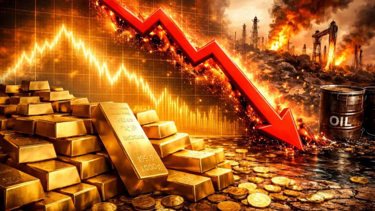 Gold prices crash! US-Iran war wipes out $9 trillion yellow metal ...