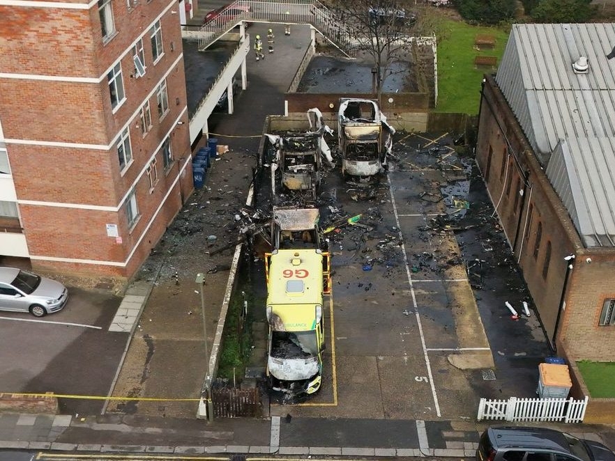 Jewish volunteer ambulances set on fire in London was antisemitic ...