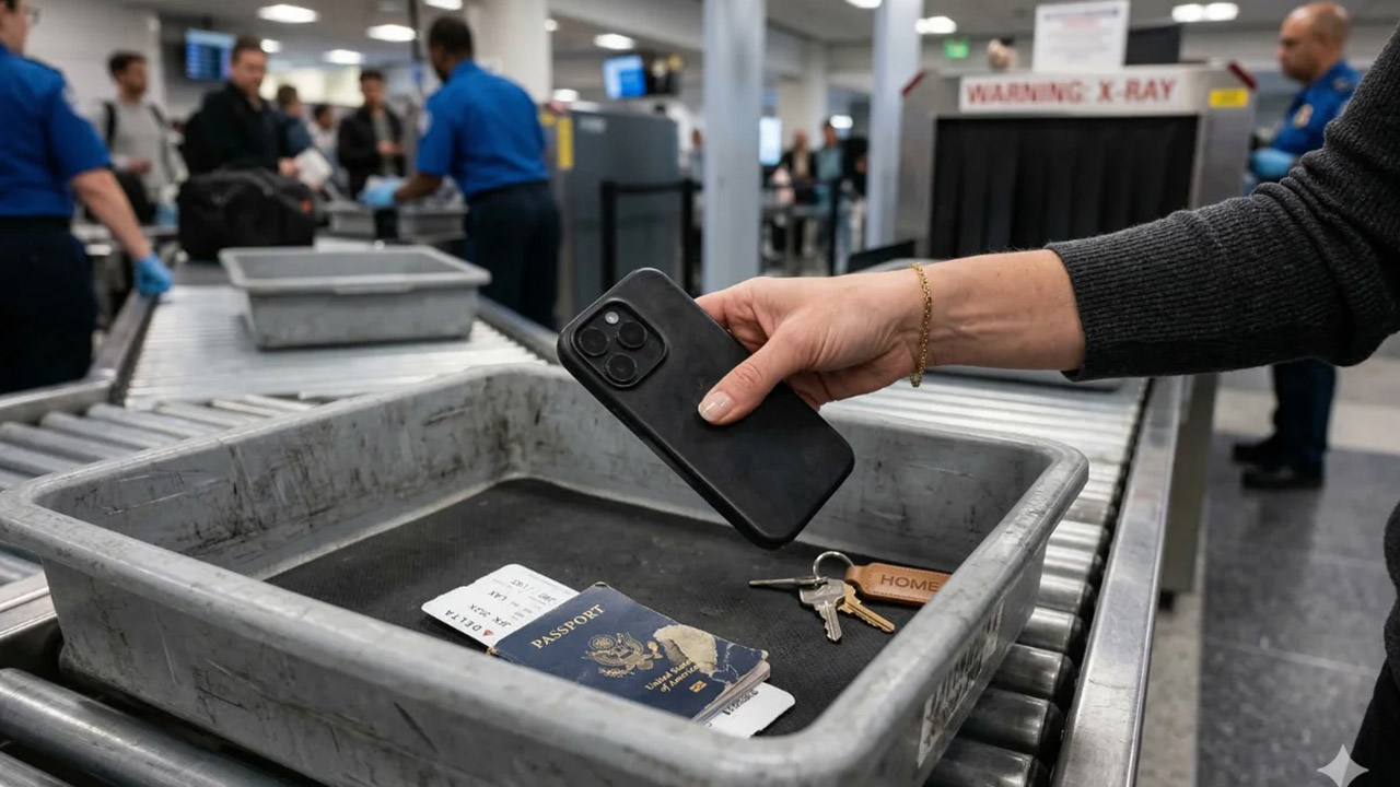 Why you should never put your phone in the TSA bin, according to experts