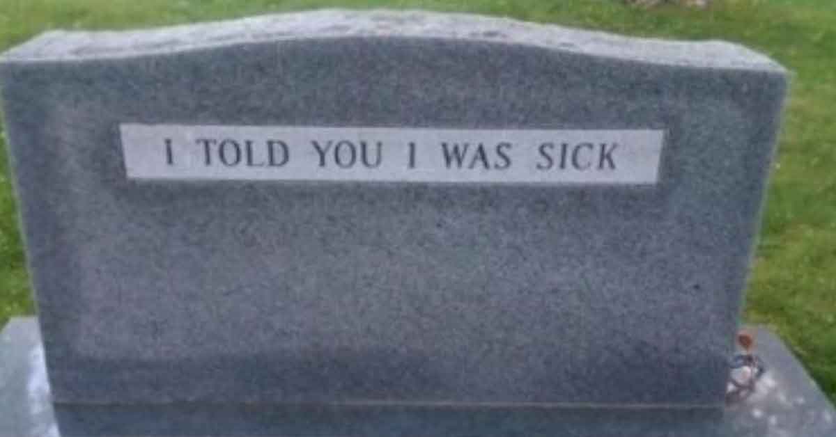 22 tombstones finding humor in the face of death