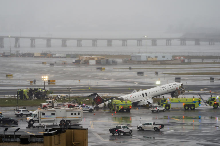Pilots killed, dozens hurt in Air Canada, fire truck collision at ...
