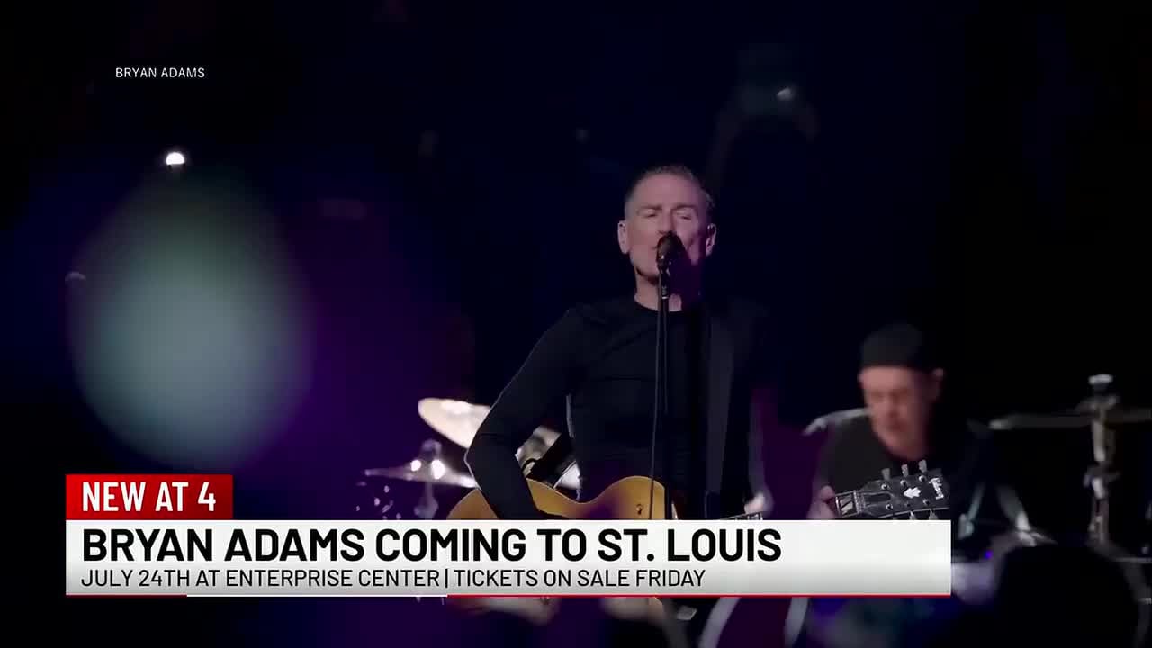 Bryan Adams set to come to St. Louis in July