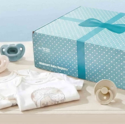 Create a Walmart baby registry for free home cleaning and a gift box