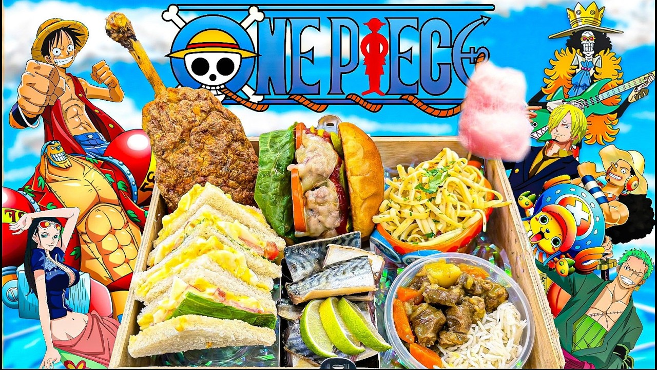 Las comidas de los Mugiwaras de One Piece | El bento de Sanji