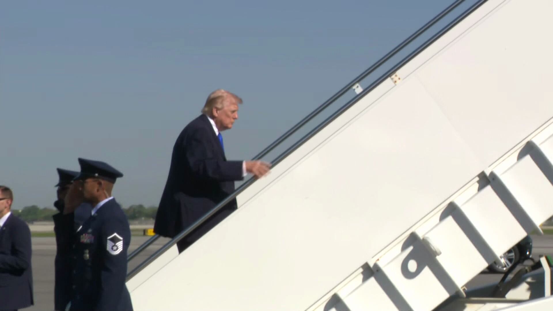 Pres. Donald Trump discussed conflict with Iran, crime and task force ...