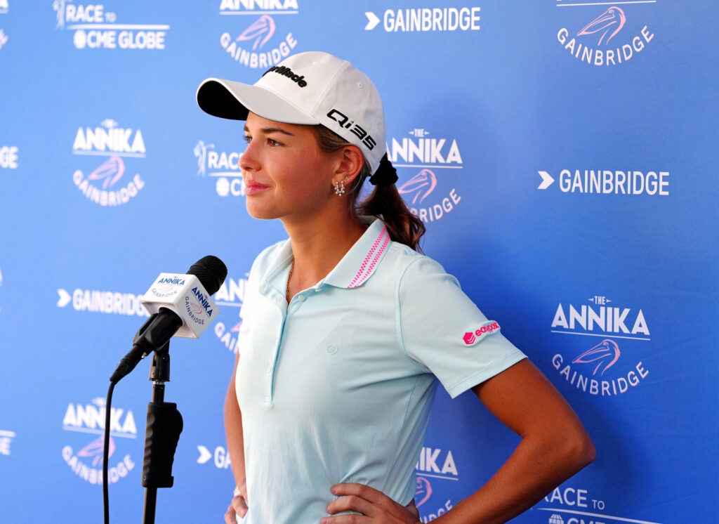 Golf prodigy Kai Trump teases big things while planning for LPGA future