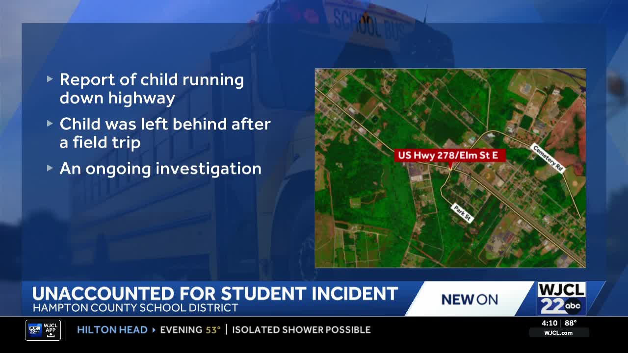 Student left behind during Hampton school field trip