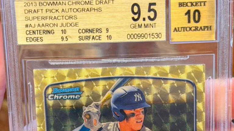 Aaron Judge baseball card prices could flatten after $5 million sale
