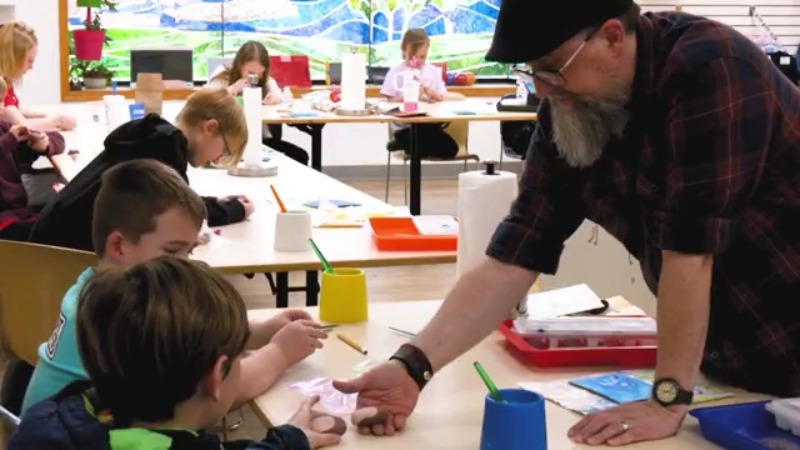 Topeka art teacher puts creativity in motion with 'Art-y Bus'
