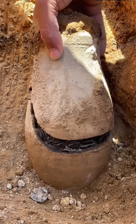 Hidden treasure found under the ground!