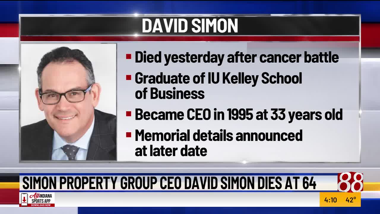 Simon Property Group CEO David Simon dies at 64