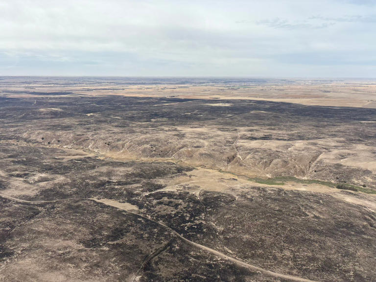 US ag secretary tours Morrill Fire, pledges federal support