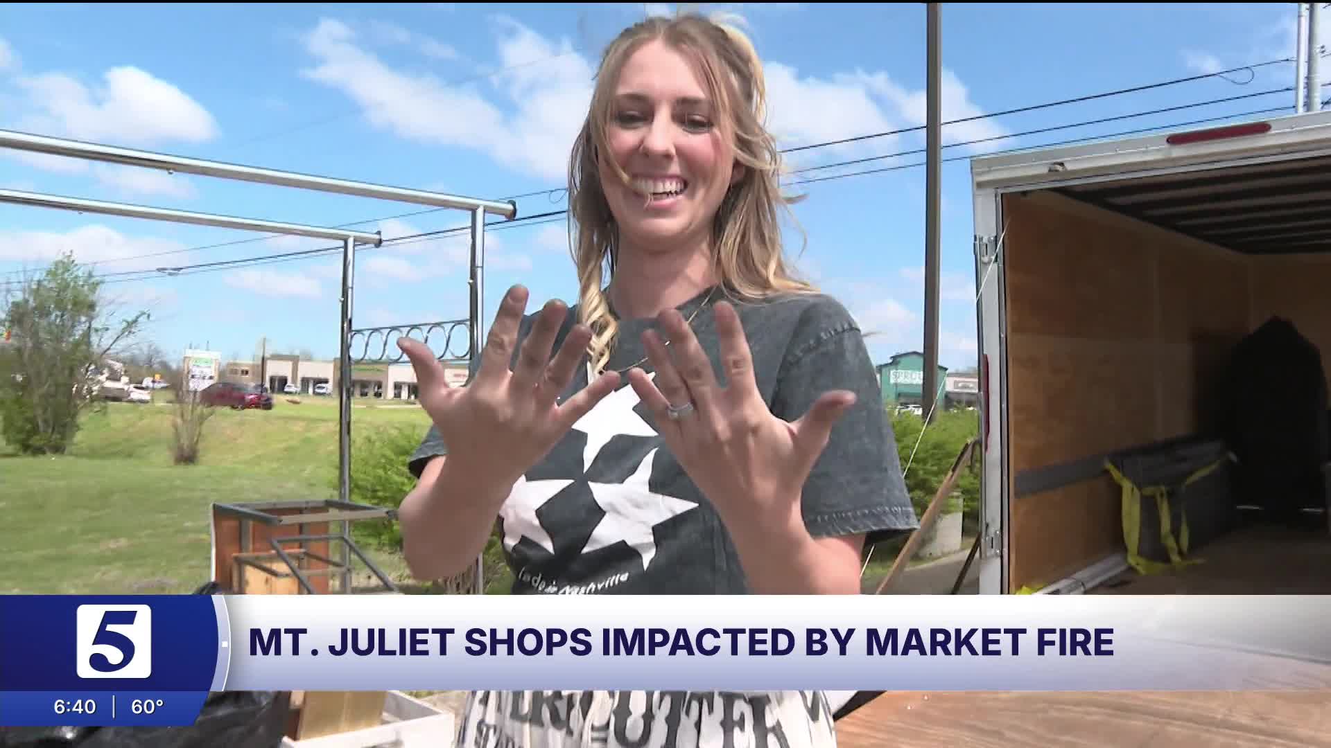 Mt. Juliet boutique plans 'fire sale' after weekend vendor market fire