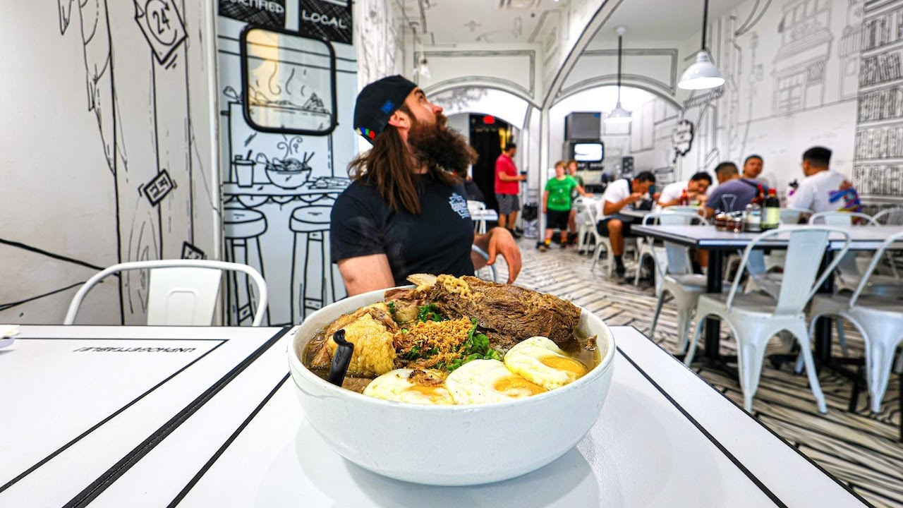 I ordered the giant pho challenge at Florida’s famous Black and White ...