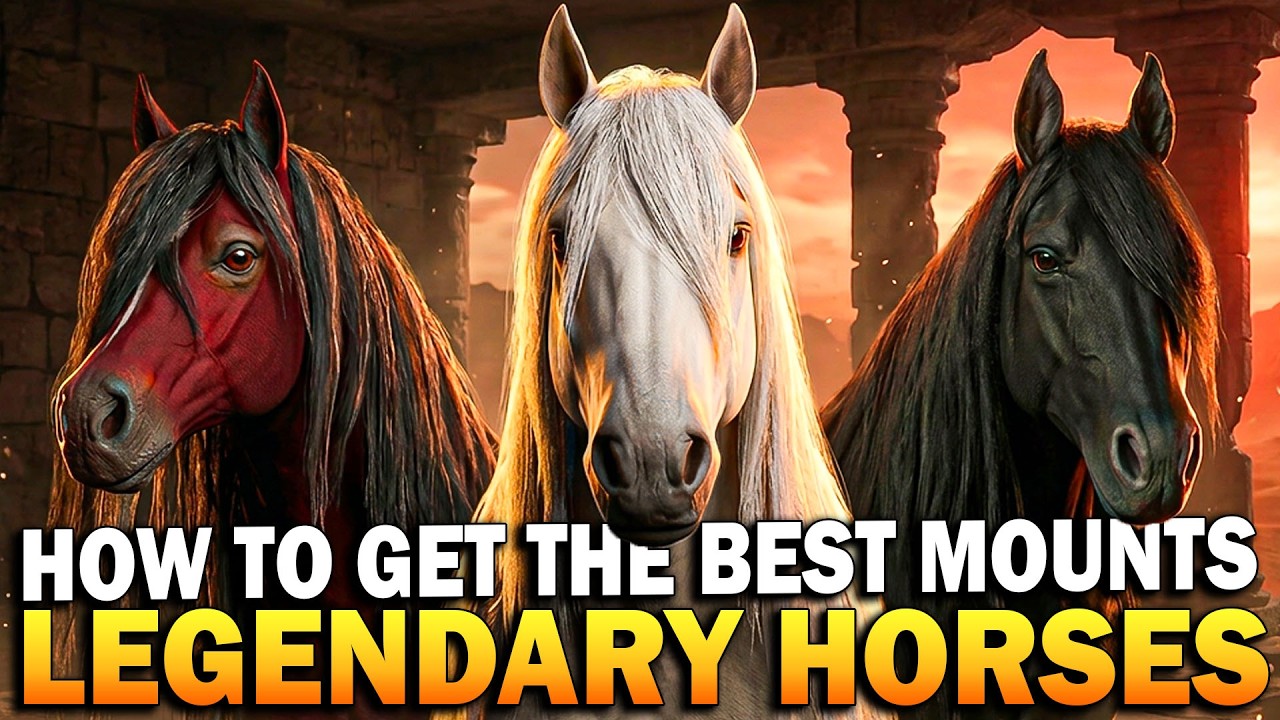 How to get legendary horses in Crimson Desert! The mounts in Crimson Desert