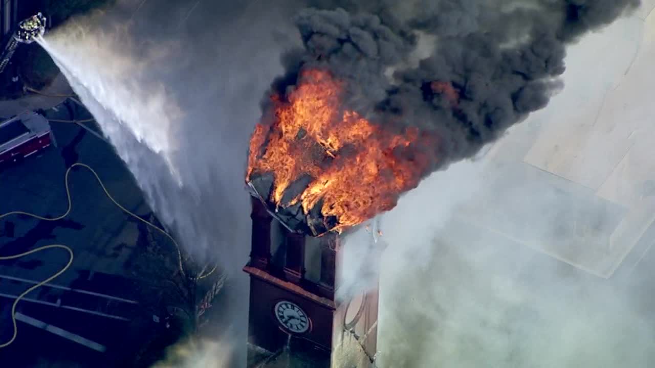 'Total loss': Fire destroys historic Floyd County Courthouse