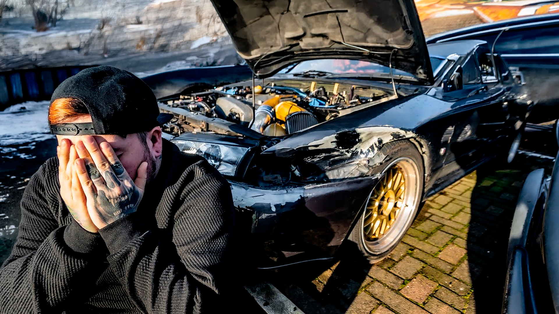 What happened when someone hit the GTR?