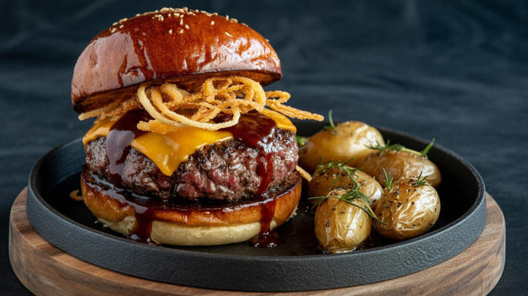 Potato skins take your burger to the next level (and not in the way you ...