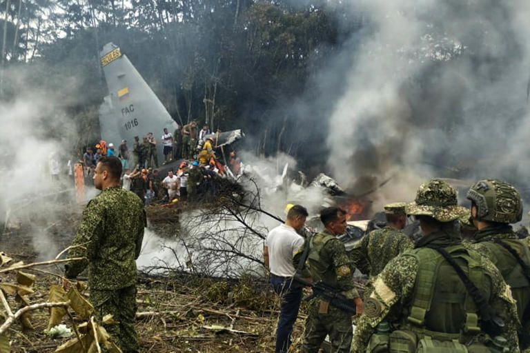 Colombian military plane crashes in Amazon rainforest, number of ...