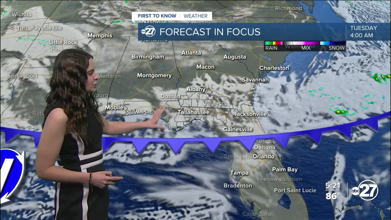 First to know forecast: Sneaky overnight cold front brings brief cool ...