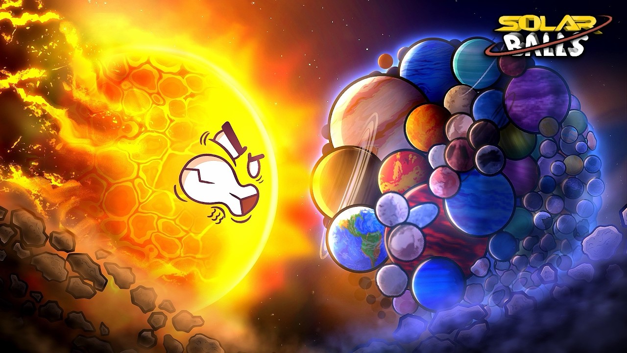 The planets against the sun