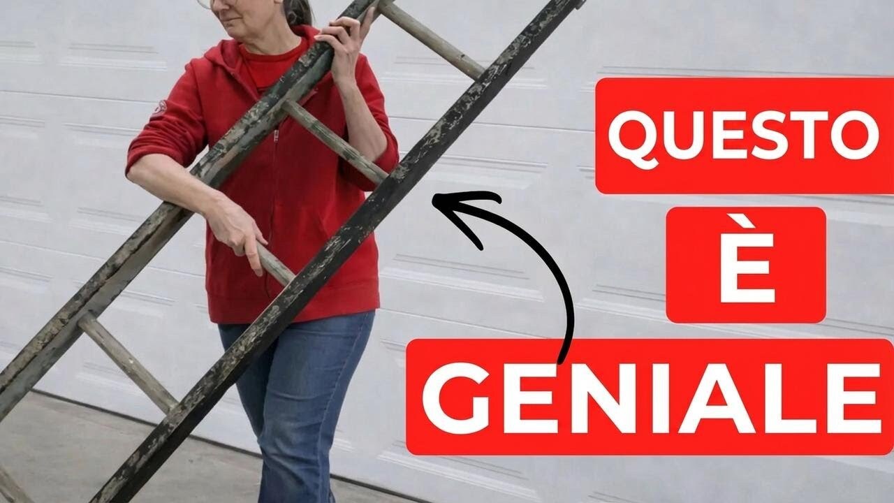 Prende una scala dal garage e trasforma la camera da letto: idea geniale!