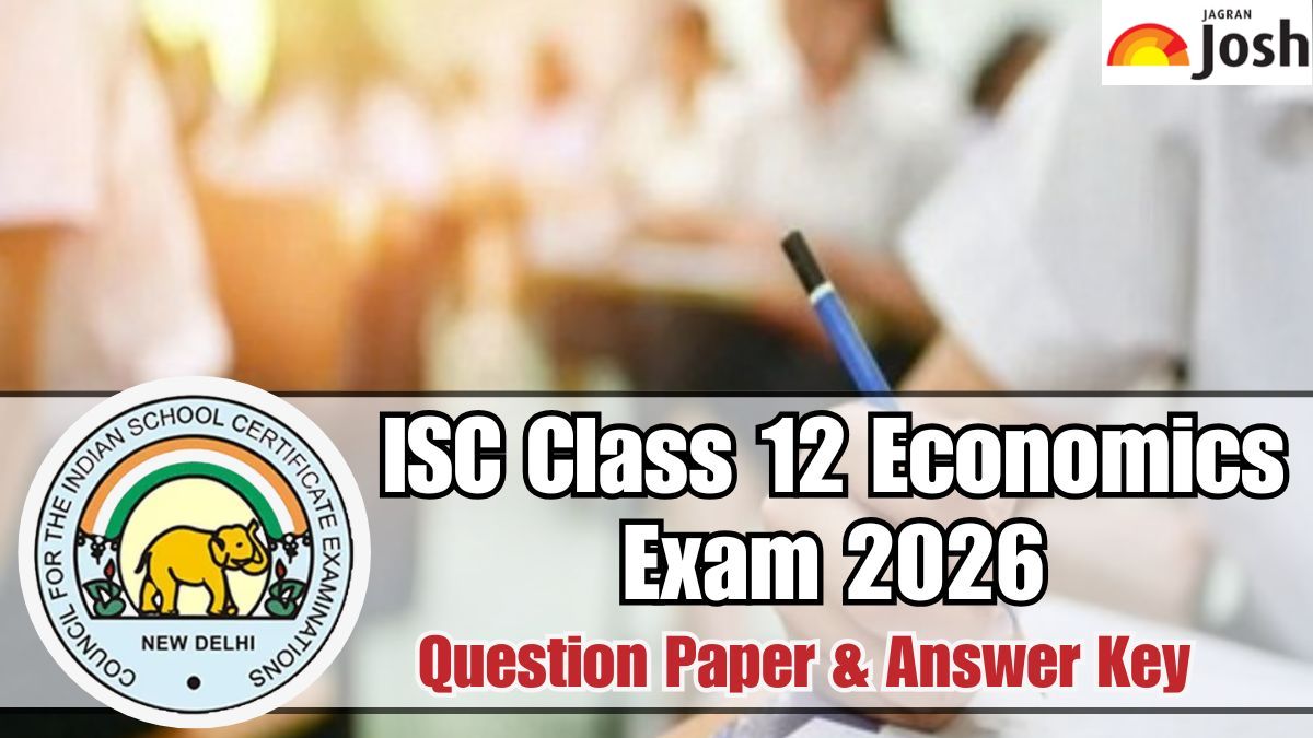ISC class 12 economics question paper 2026 with answer key: Download PDF
