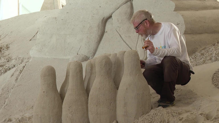 World-class sand sculptors transform Clearwater Beach for Pier 60 Sugar ...