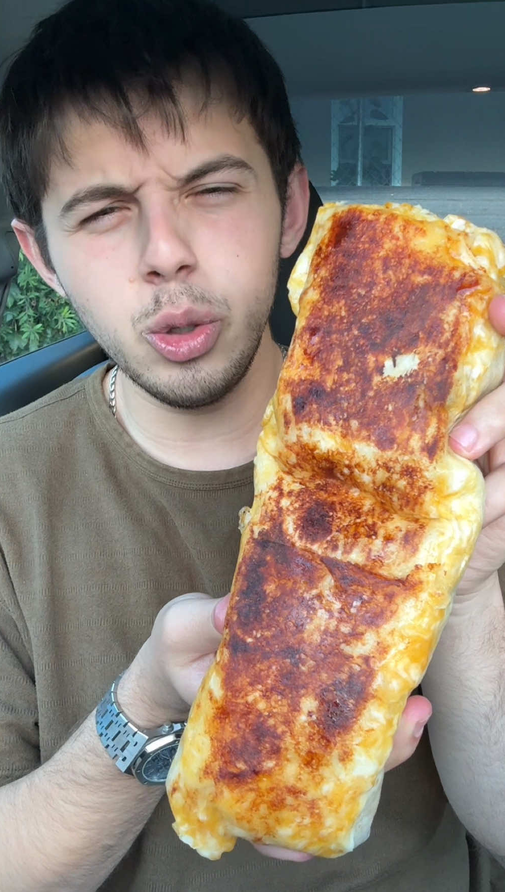 Flaming hot grilled cheese burrito from Taco Bell