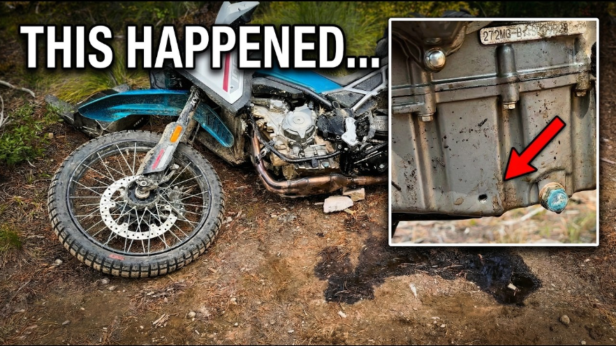 Oil pan disaster on my CF Moto IBEX 450 here is what happened