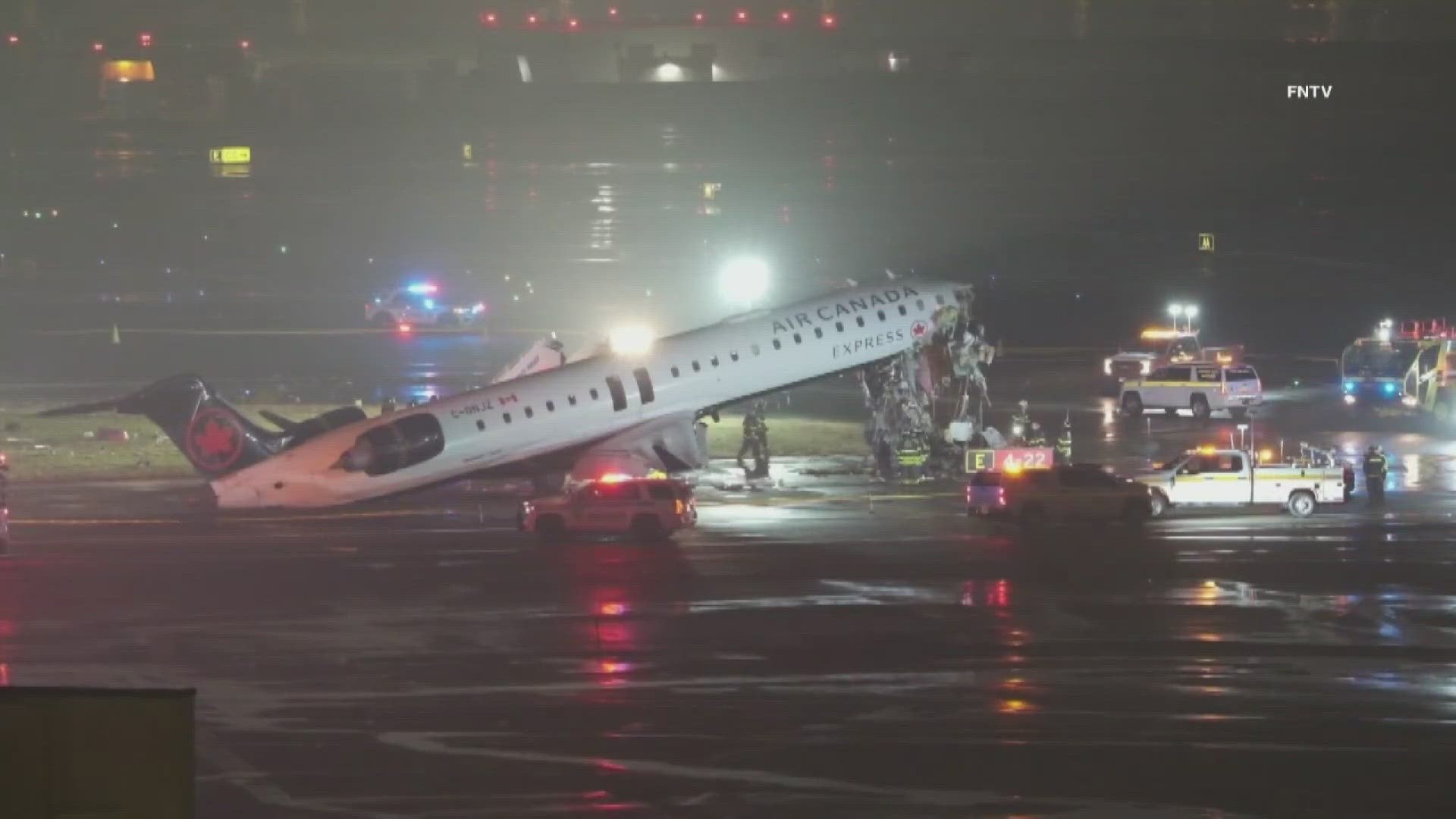 2 killed, 41 taken to hospital after airplane collides with fire truck ...