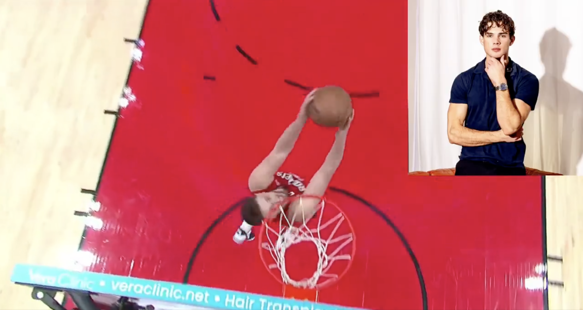Rockets announcers reference "looks-maxxing" streamer on-air