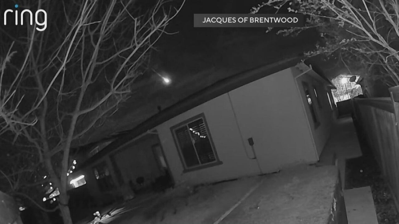 Fireball seen in Northern California sky caught on video