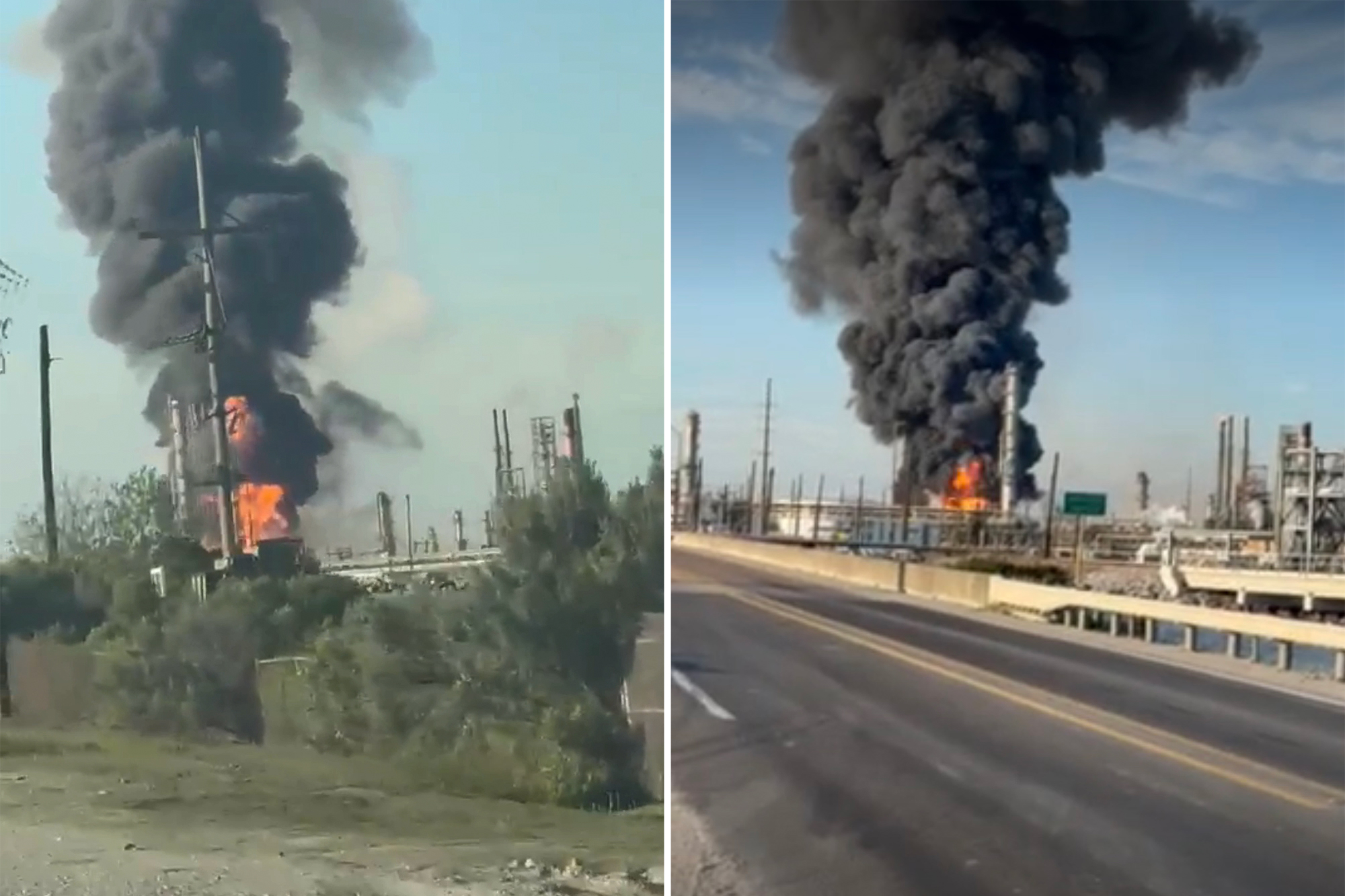 Massive explosion at crude oil refinery rocks Texas city as residents ...