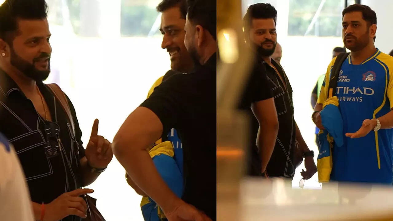 Dhoni jokes 'I don't like you' to Bravo; Raina trolls with 'Korbo ...