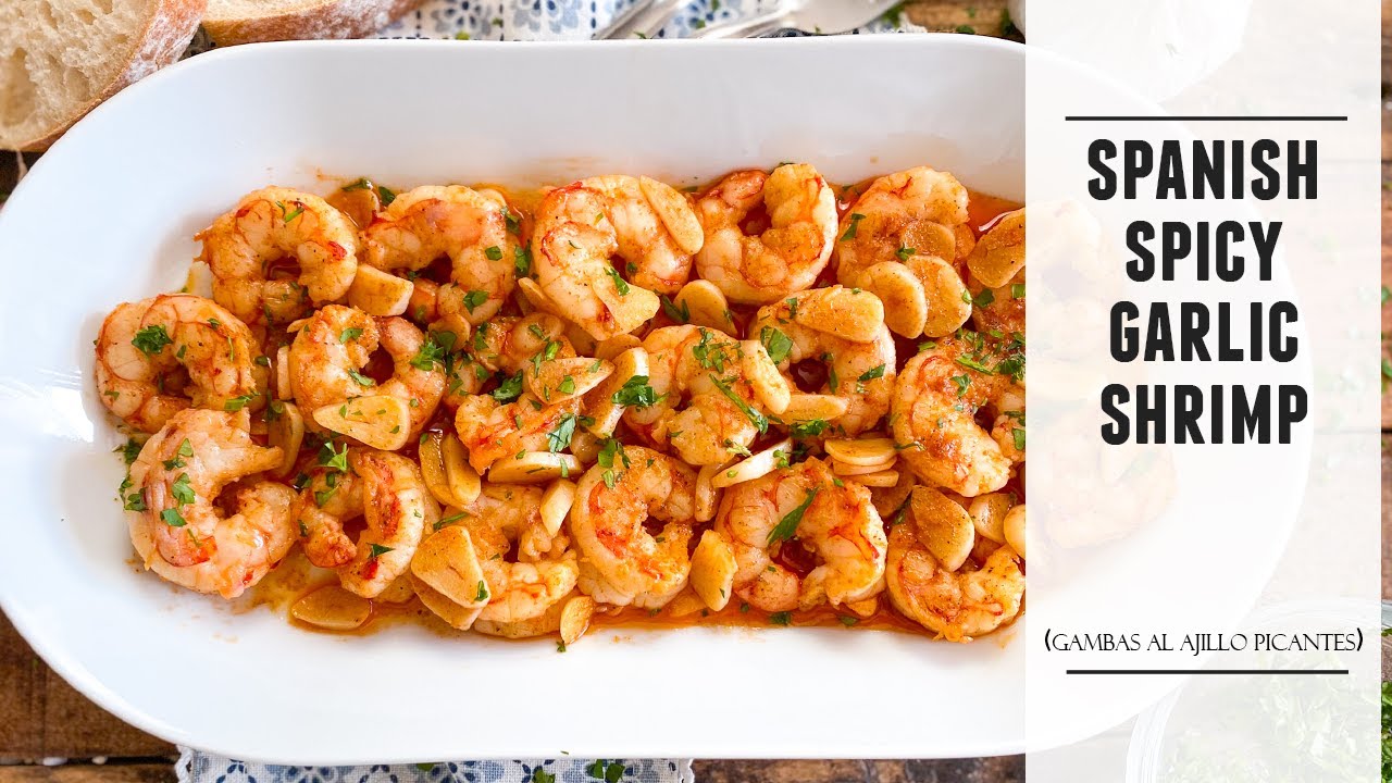 Spicy garlic shrimp recipe with rich garlic flavor and a perfect kick