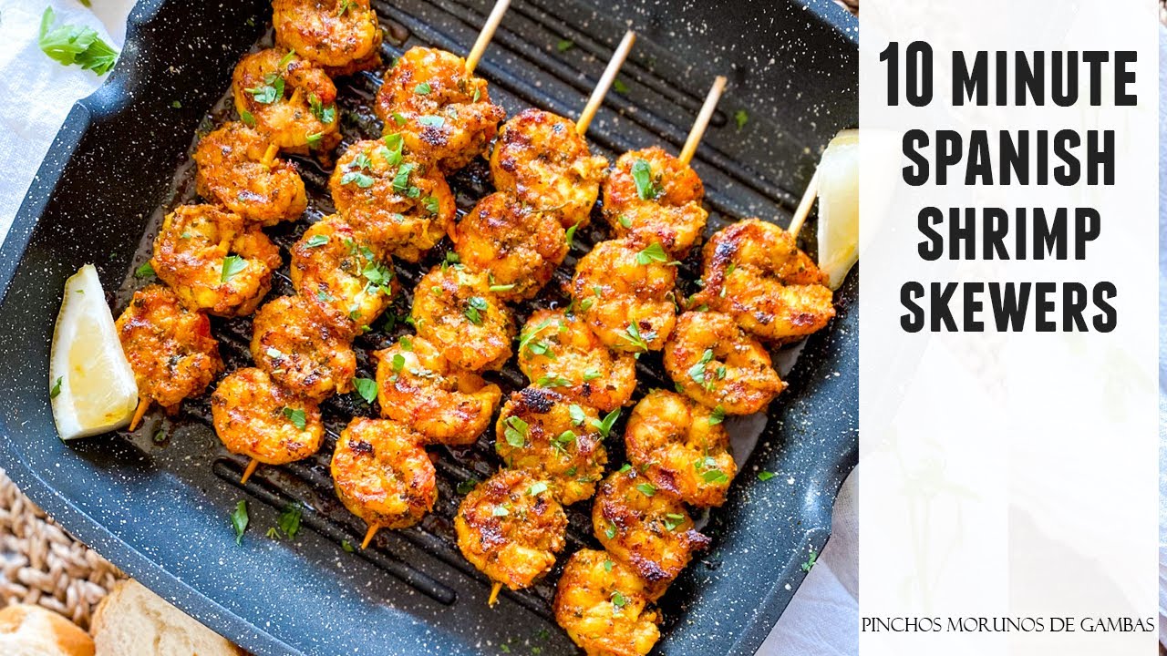 Garlic shrimp skewers recipe: Quick and easy 10-minute seafood meal