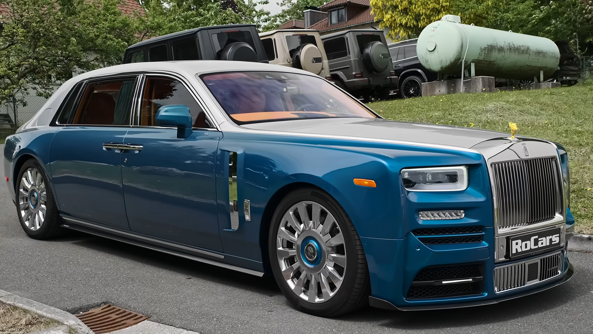Luxe details van de Rolls Royce Phantom door Mansory