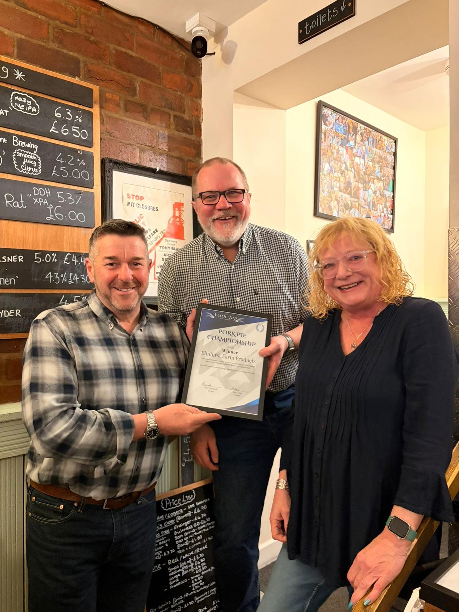 Dearne business beats the competition in pork pie contest