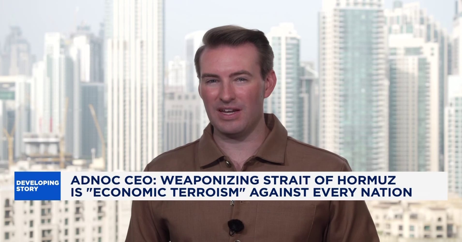 ADNOC CEO calls Hormuz disruption "economic terrorism"