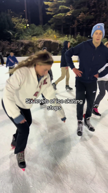 Ice skating skills: Find your stop level