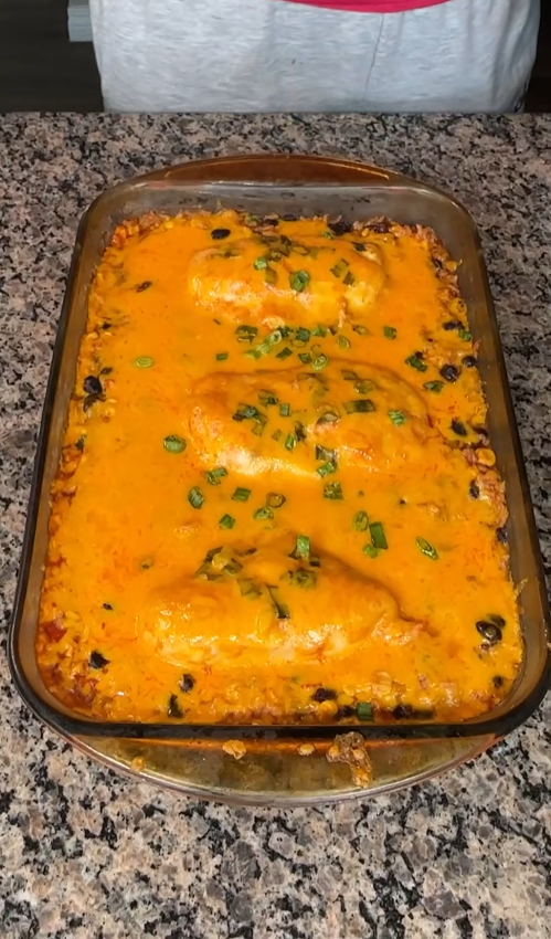 Easy southwest chicken bake in one pan