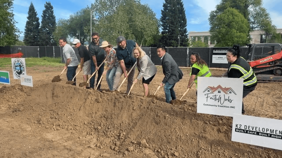 Work begins on Parkview Haven, 14-unit homeless housing project in Redding