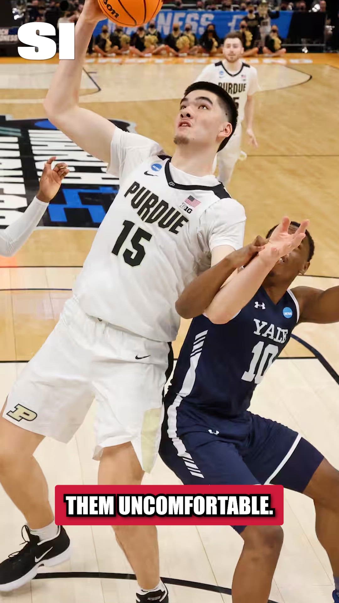 Doug Edert on facing Zach Edey & Purdue in March Madness 😳
