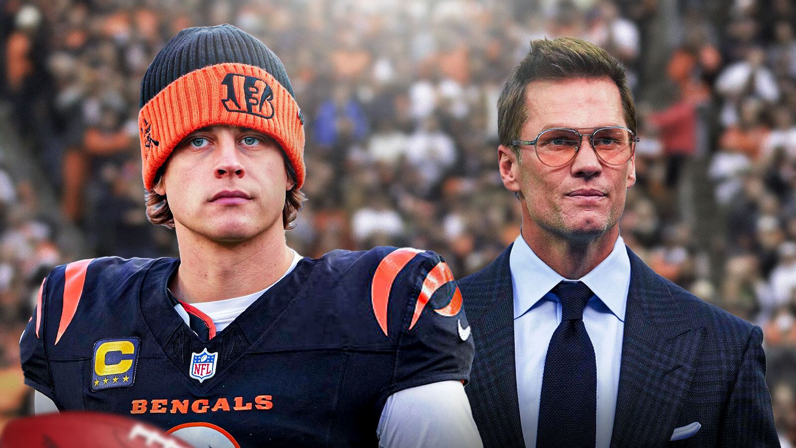 Joe Burrow gets his pants pulled down at Tom Brady’s Fanatics Flag ...