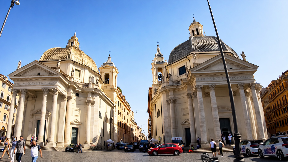 Exploring Rome’s famous shopping street on foot