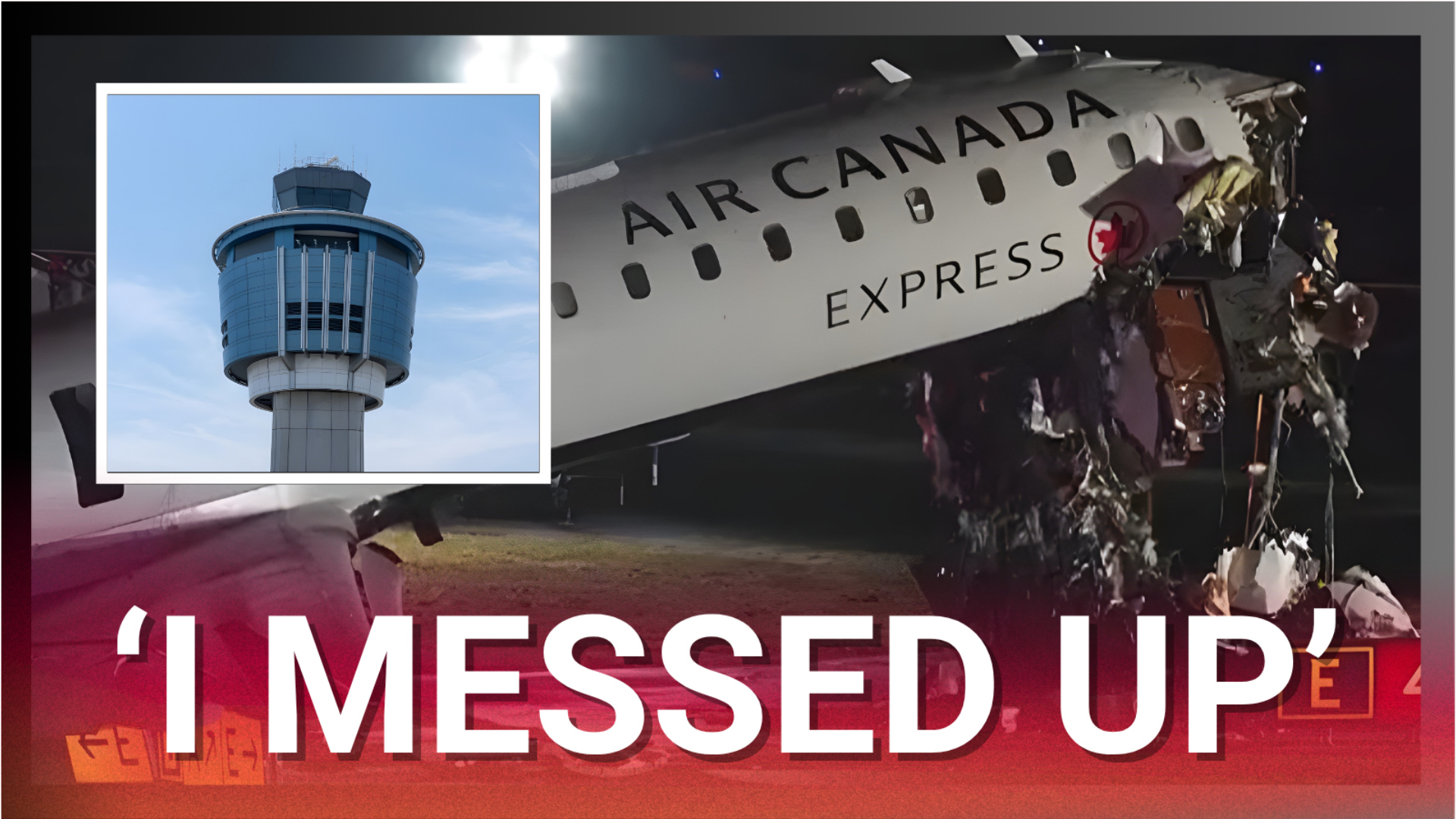 Air traffic controller heard admitting he 'messed up' after ...