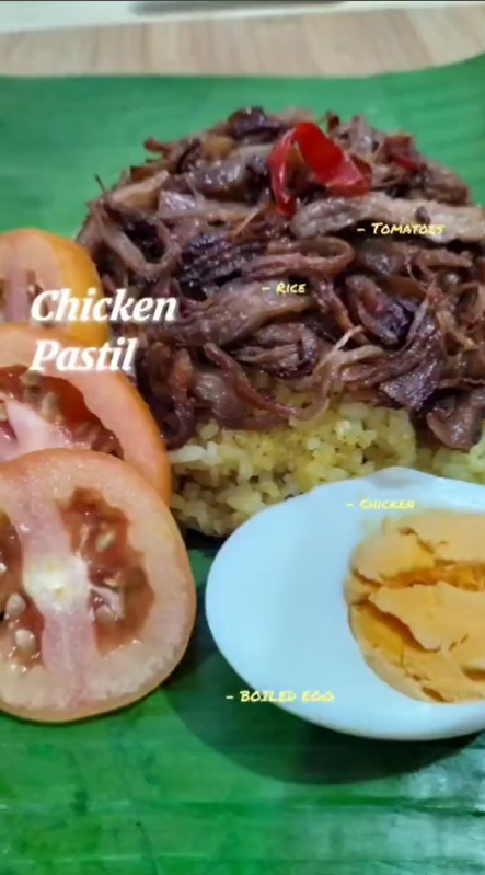 Authentic chicken pastil easy recipe