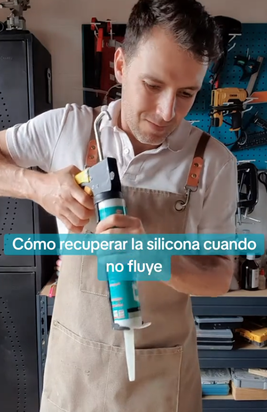 Silicona dura y tapada, no la tires: solución fácil