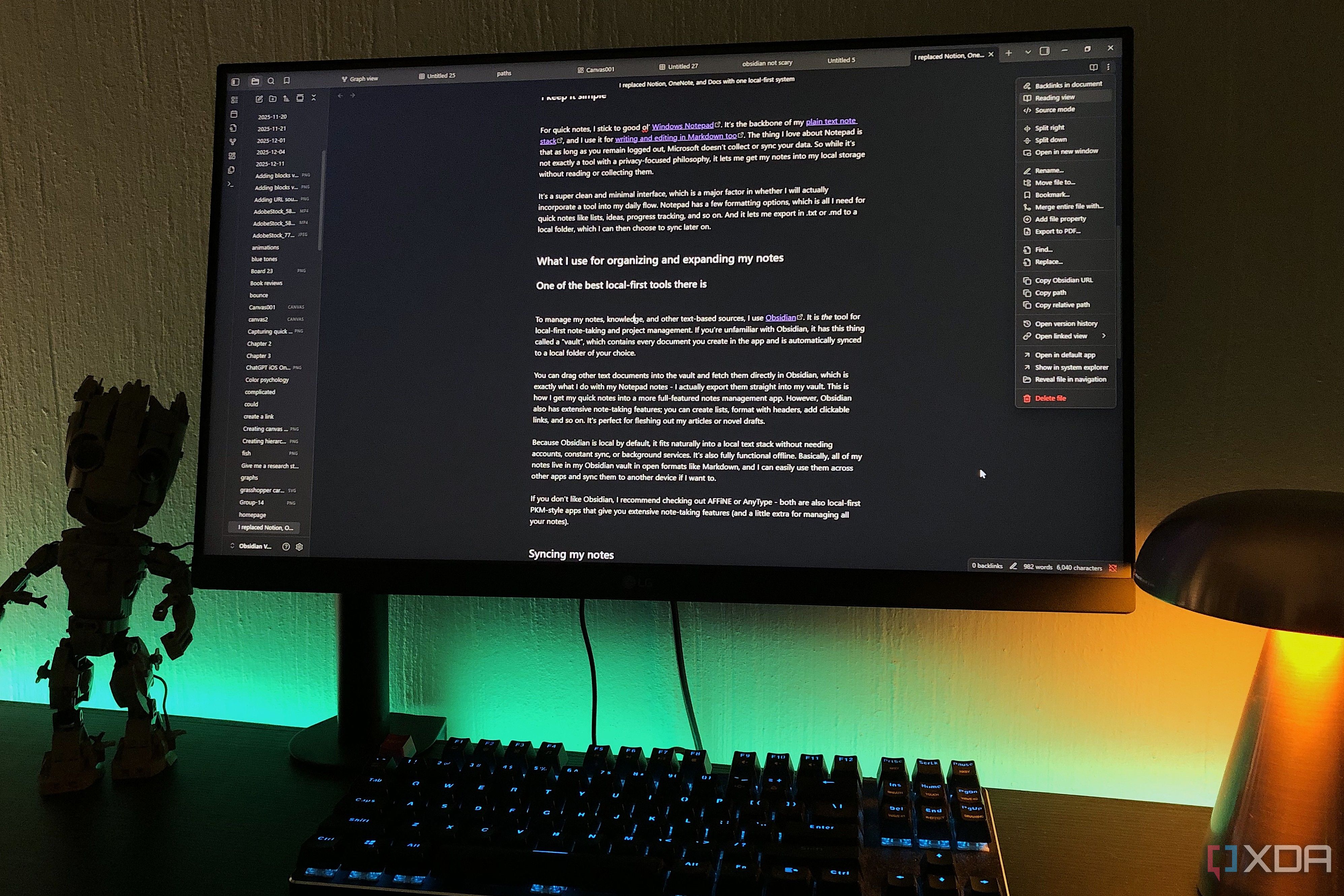 I stopped using Notion for writing after realizing Obsidian doesn't ...